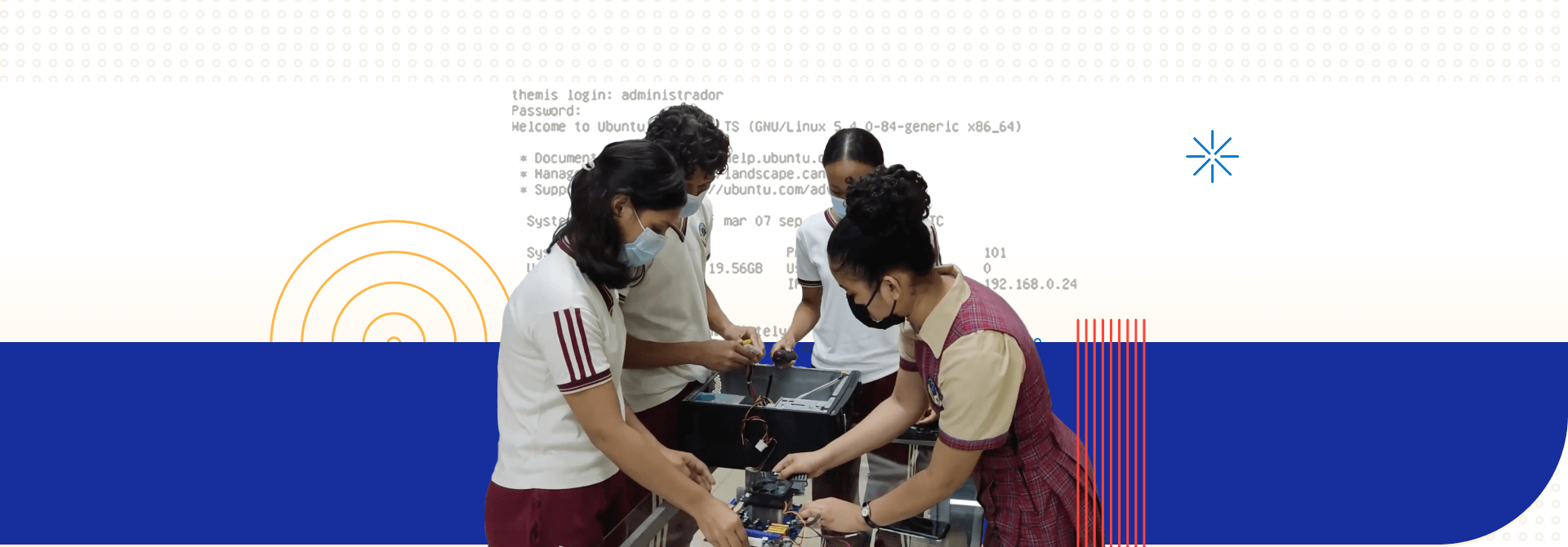 STEM education: student develop a wi-fi antenna at school